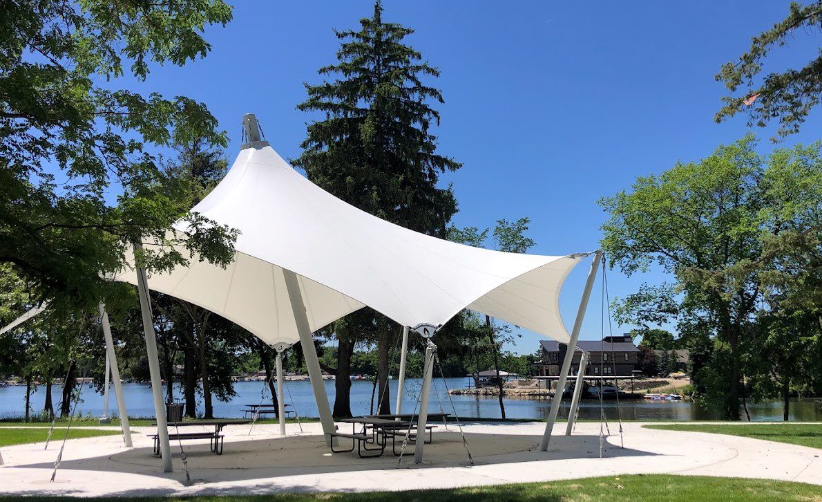 Benefits of a Tensile Fabric Structure for Sun Protection